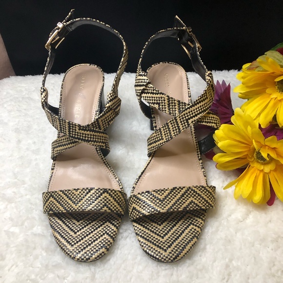 Kelly & Katie | Shoes | Kelly Katie Adjustable Cross Strap Woven Fabric ...
